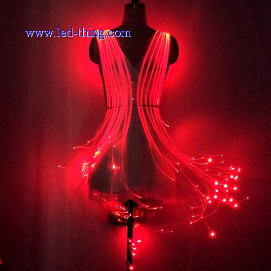 LED Fiber Optic Rave Cage Dress